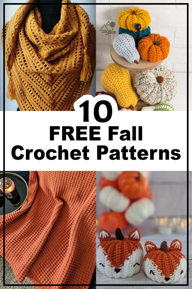 10 Free Fall Crochet Patterns - Hedgerow Yarncraft