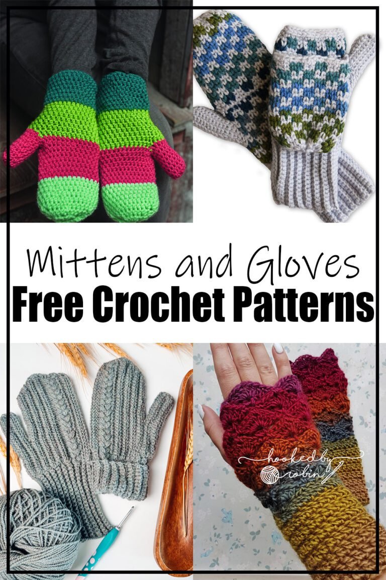 FREE Crochet Mitten and Gloves Patterns - Hedgerow Yarncraft