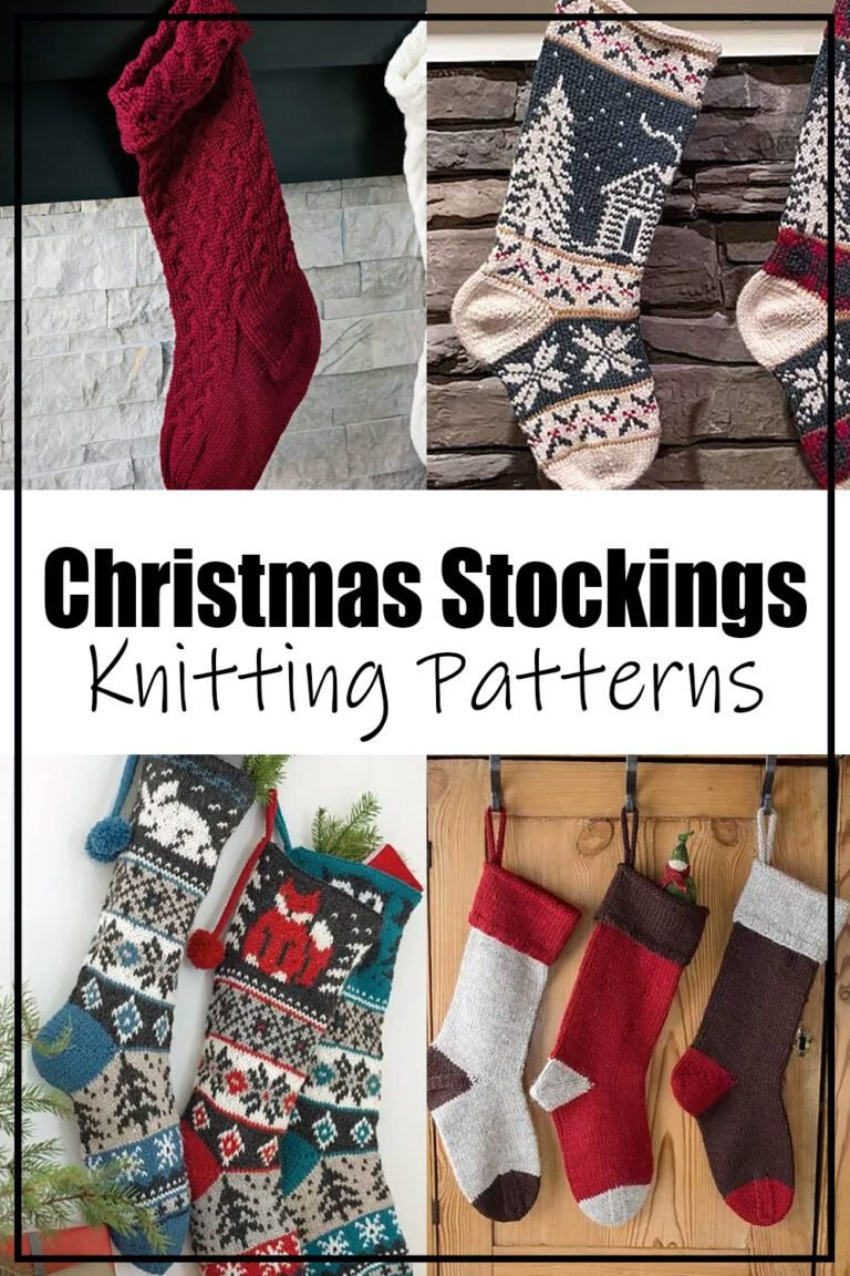 Christmas Stocking Patterns: Knitting For The Holidays - Hedgerow Yarncraft