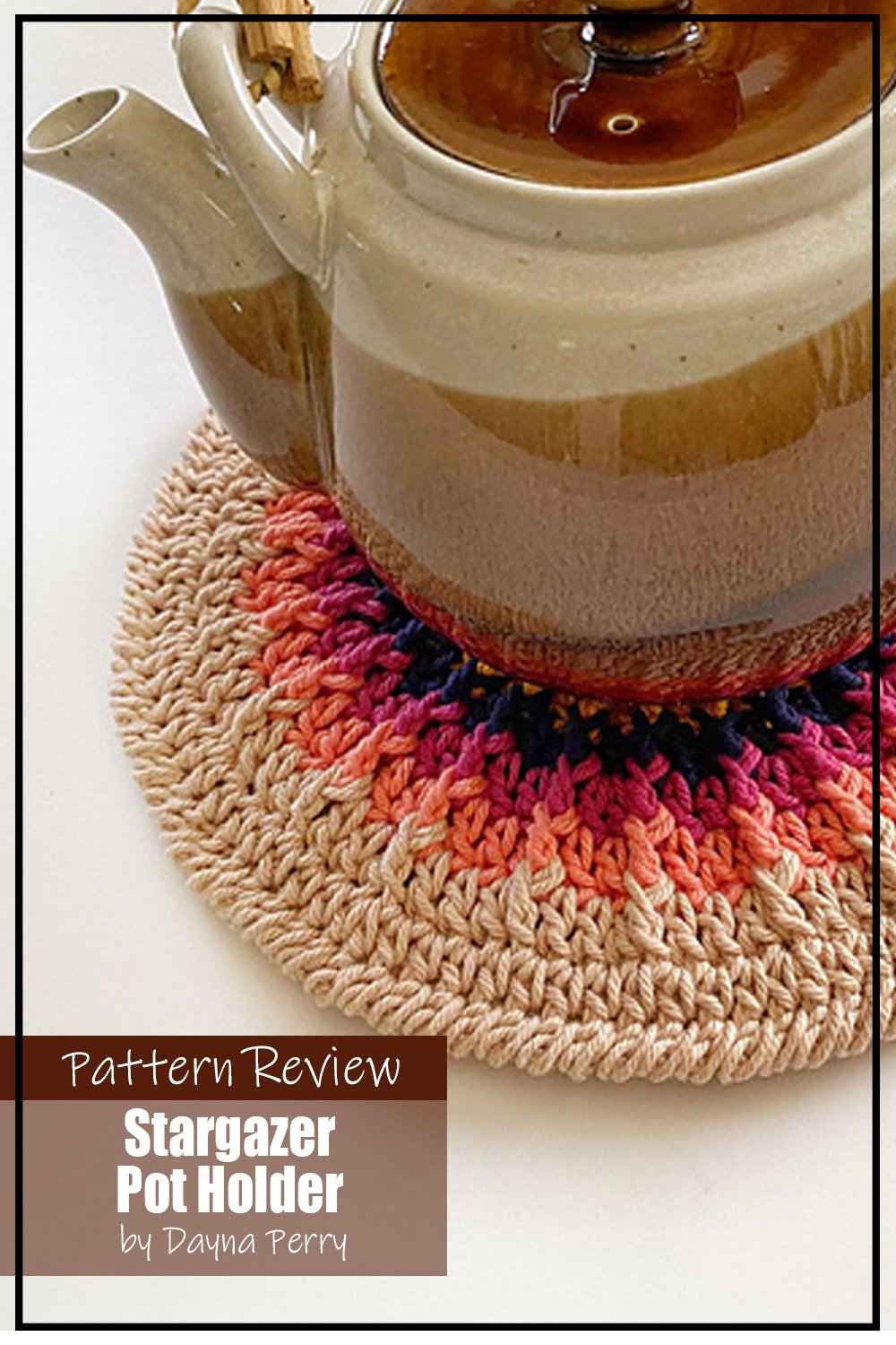 Stargazer Pot Holder by Dayna Perry - Hedgerow Yarncraft