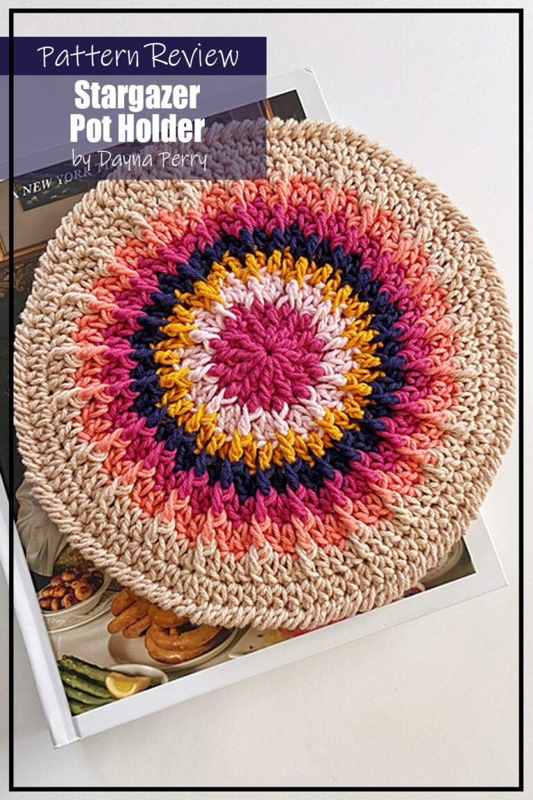 Stargazer Pot Holder by Dayna Perry - Hedgerow Yarncraft
