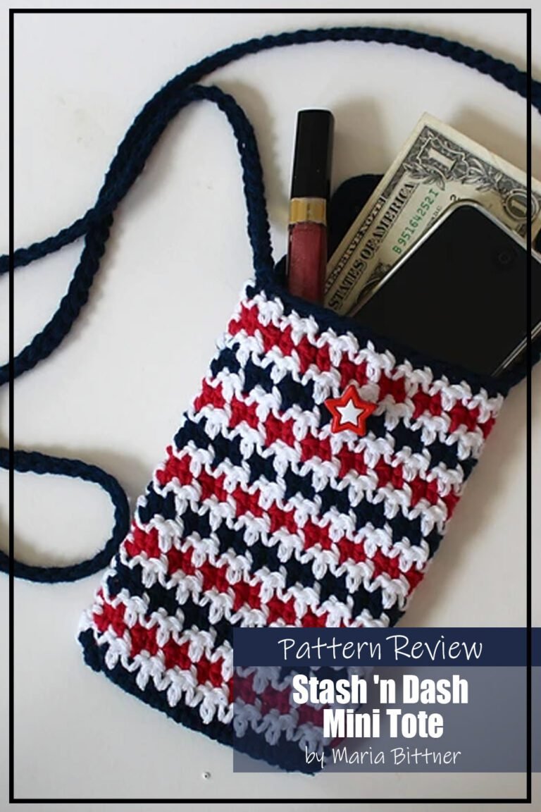 Stash 'n Dash Mini Tote by Maria Bittner - Hedgerow Yarncraft