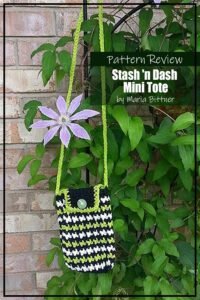 Stash 'n Dash Mini Tote by Maria Bittner - Hedgerow Yarncraft